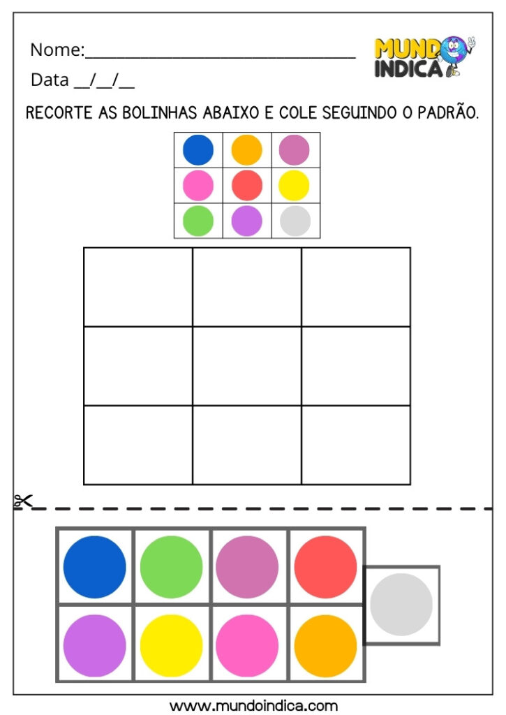 10 Atividades de Reconhecimento de Padrões para Autismo