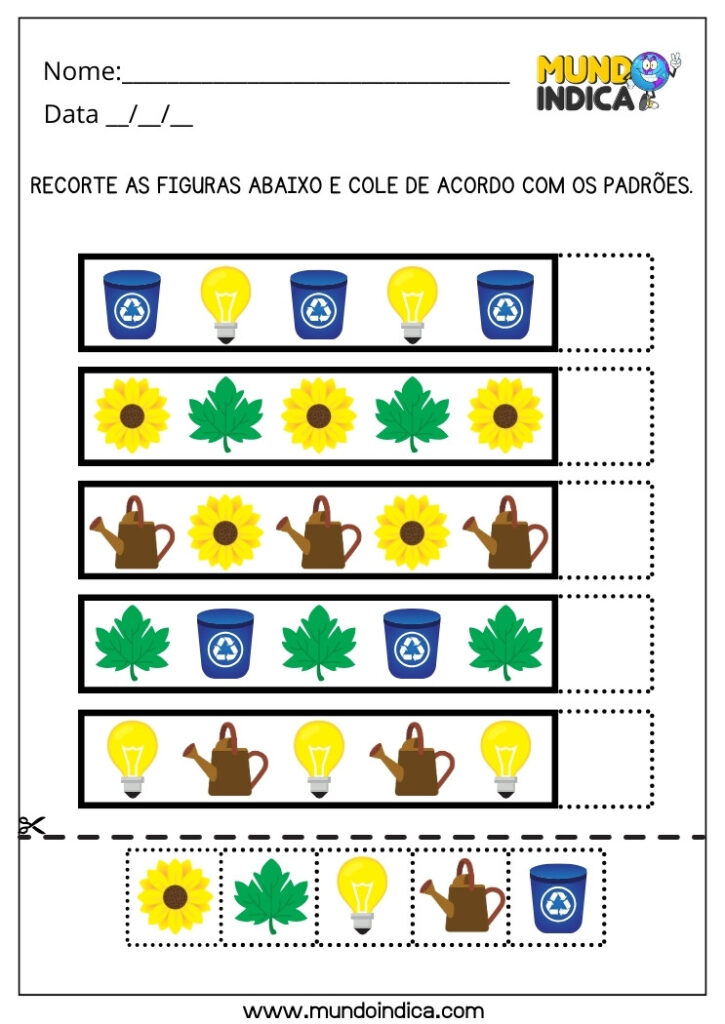10 Atividades de Reconhecimento de Padrões para Autismo