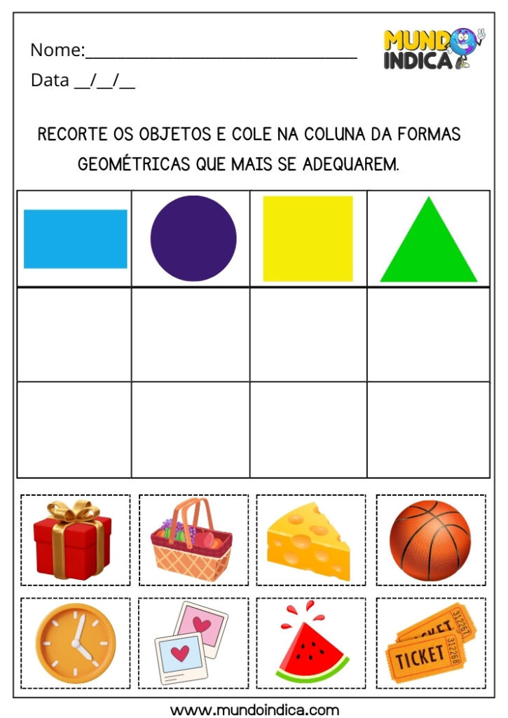 10 Atividades Lúdicas com as Formas Geométricas