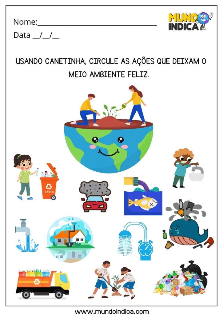 10 Atividades Lúdicas sobre o Meio Ambiente