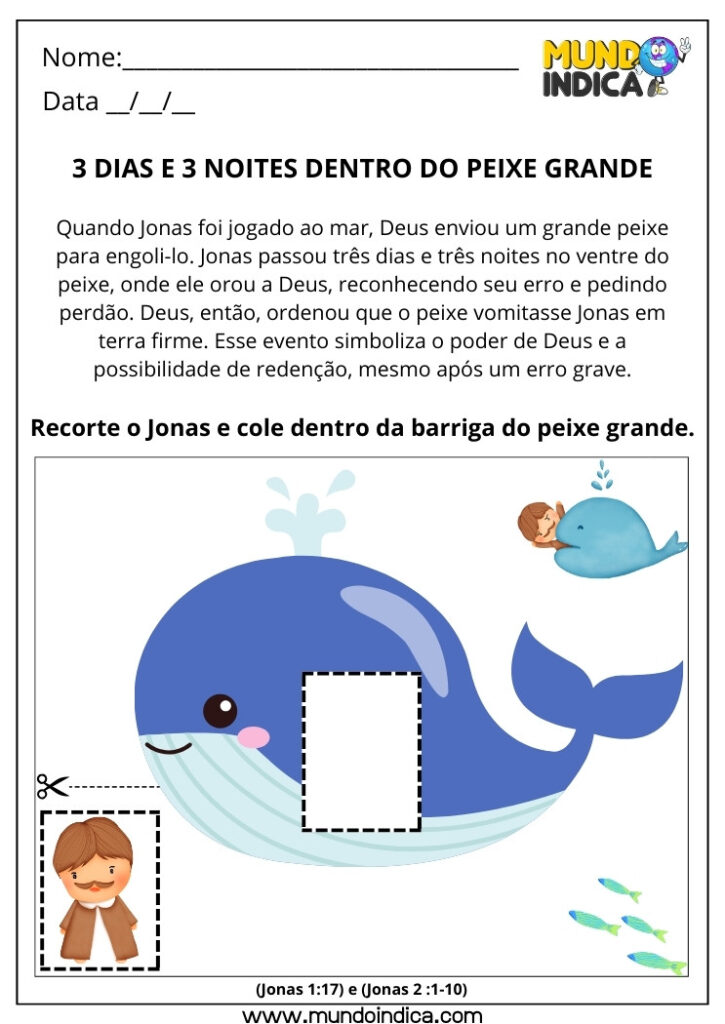 10 Atividades Bíblicas sobre Jonas