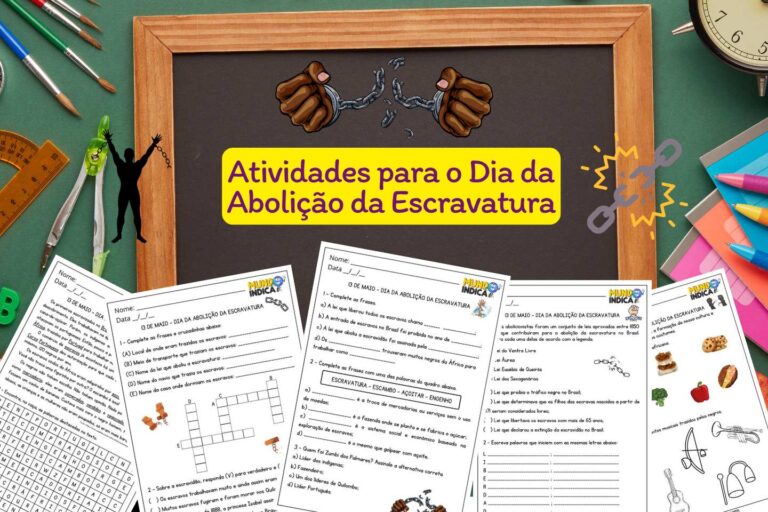 10 Atividades para o Dia da Abolição da Escravatura