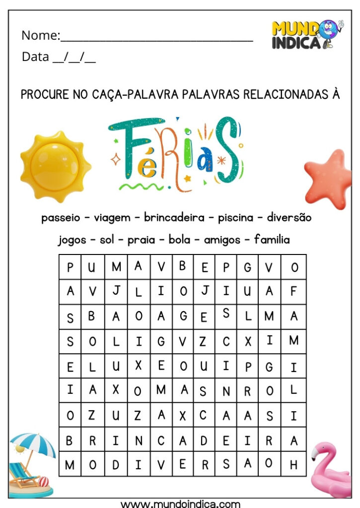 30 Atividades de Férias para TDAH