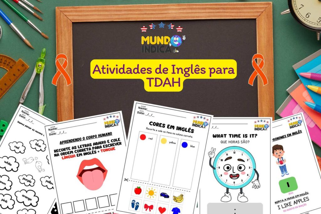15 Atividades de Inglês para TDAH