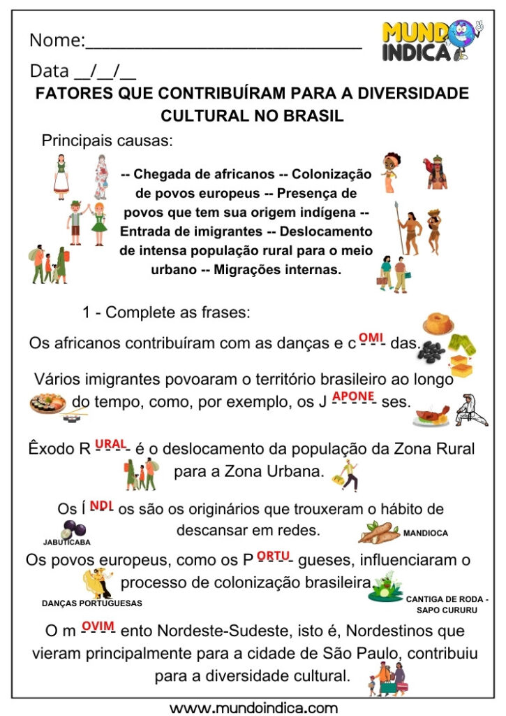 20 Atividades de Geografia para 4 ano Ensino Fundamental com Respostas