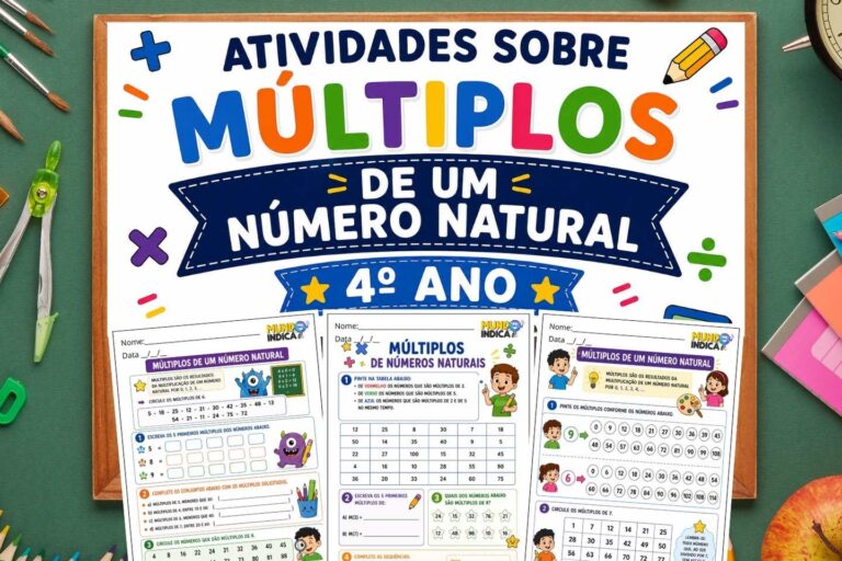 Atividades de Matemática 4º Ano sobre Múltiplos de um Número Natural ...